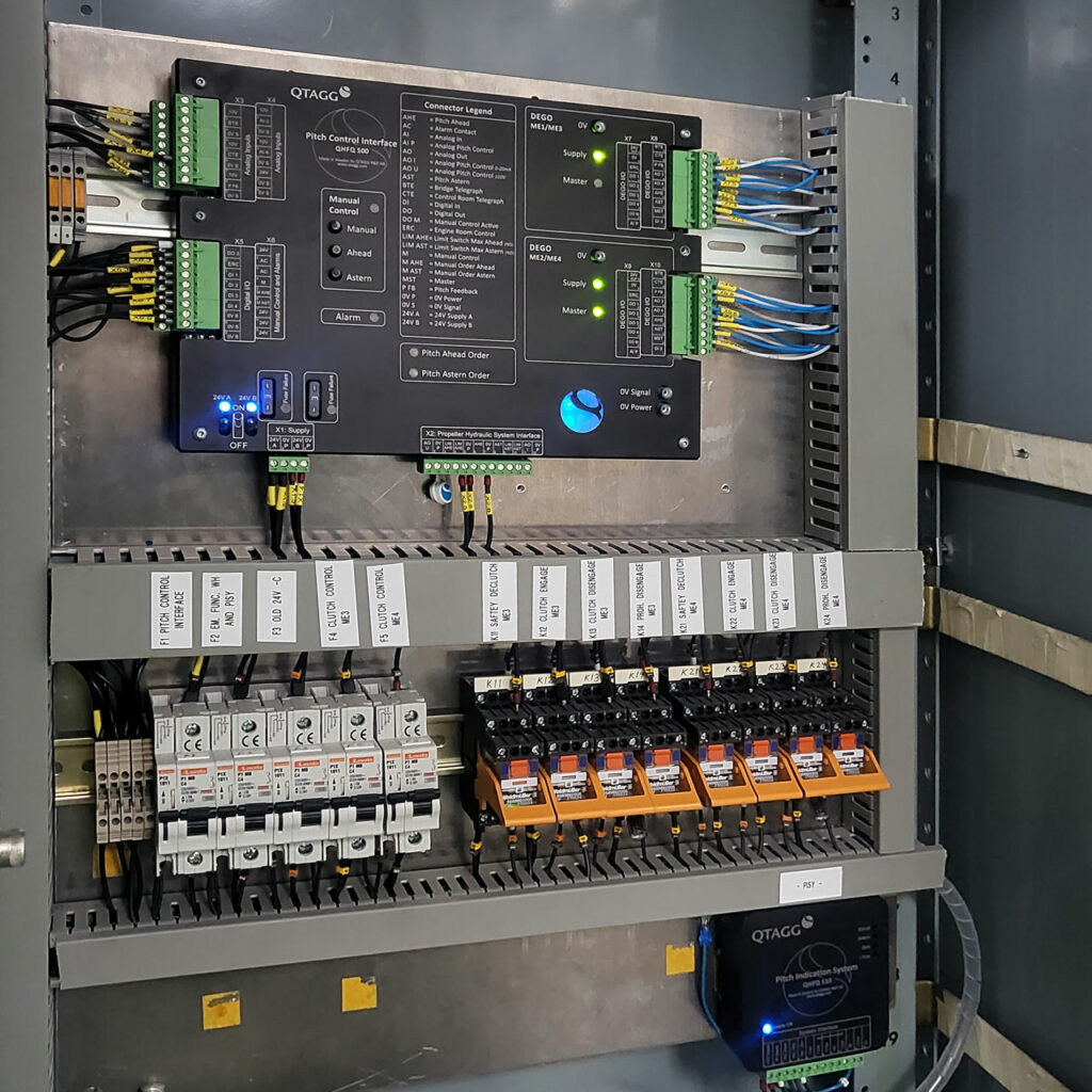 Pitch control for Ro-Ro and Ro-Pax vessels| Qtagg